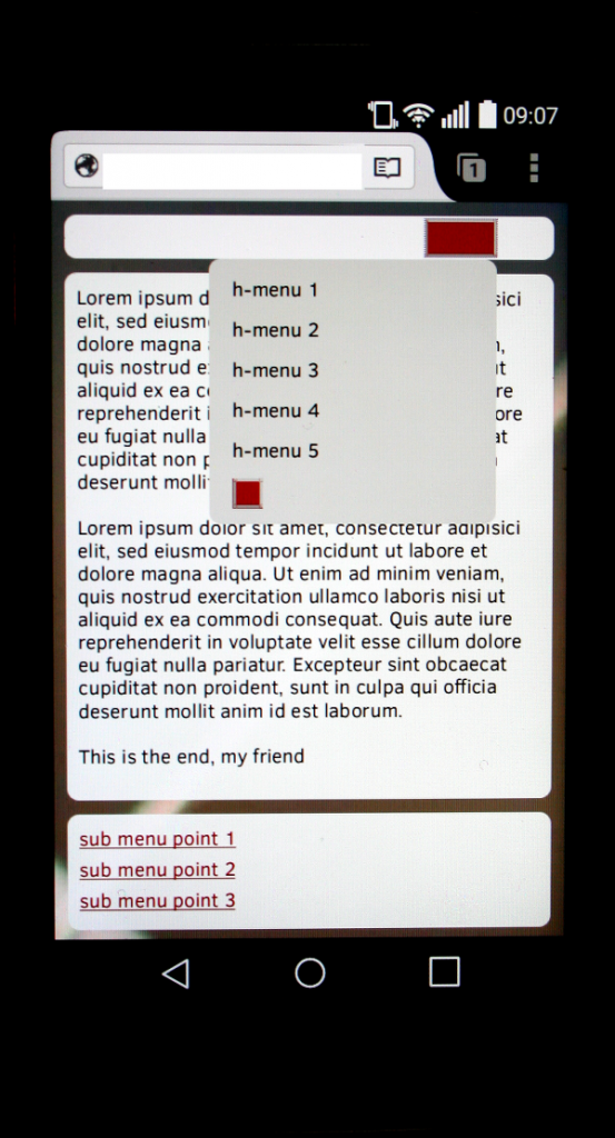 Responsive Fluid Multi Column Layouts With A Responsive Horizontal Menu Bar Iv Linux Blog
