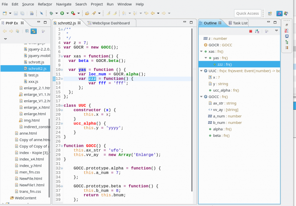 Eclipse Neon 1 – Standard-JSDT mit Schwächen – zusätzliche Plugins ...