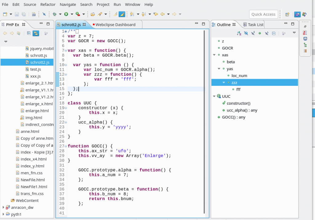 Eclipse Neon 1 – Standard-JSDT mit Schwächen – zusätzliche Plugins ...