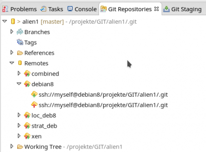 Erste Schritte mit Git für lokale und zentrale Repositories unter ...