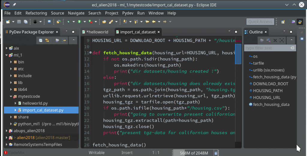 Eclipse, PyDev, virtualenv and graphical output of matplotlib on KDE – II | Linux-Blog – Dr ...
