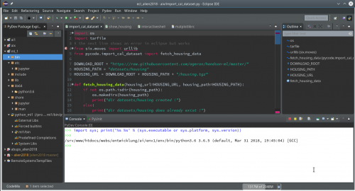 Eclipse, PyDev, virtualenv and graphical output of matplotlib on KDE – I | Linux-Blog – Dr ...