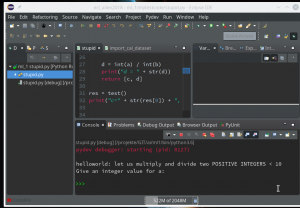 Eclipse, PyDev, virtualenv and graphical output of matplotlib on KDE ...