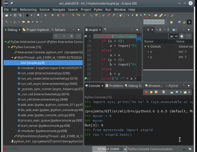 Eclipse, PyDev, virtualenv and graphical output of matplotlib on KDE – III | Linux-Blog – Dr ...