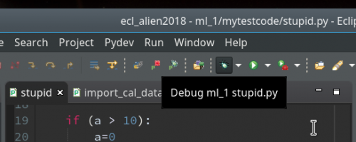 Eclipse Pydev Virtualenv And Graphical Output Of Matplotlib On Kde Iii Linux Blog Dr