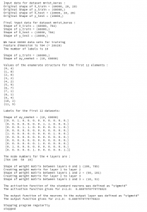 A simple Python program for an ANN to cover the MNIST dataset – II ...