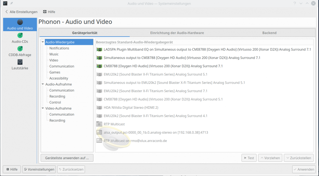 KDE, Pulseaudio and Browsers – make the LADSPA equalizer the default ...